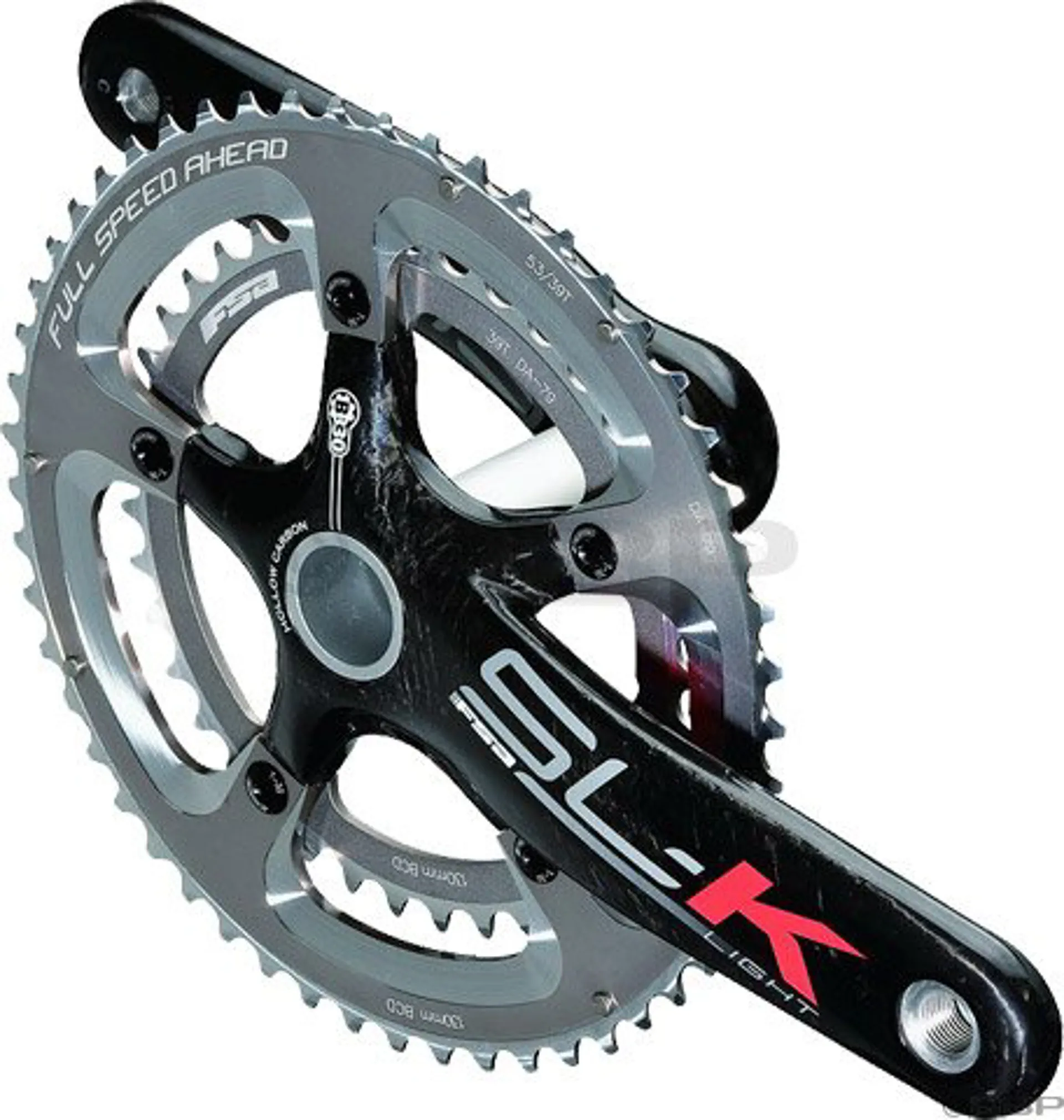FSA BB386 EVO Road Chainset Black
