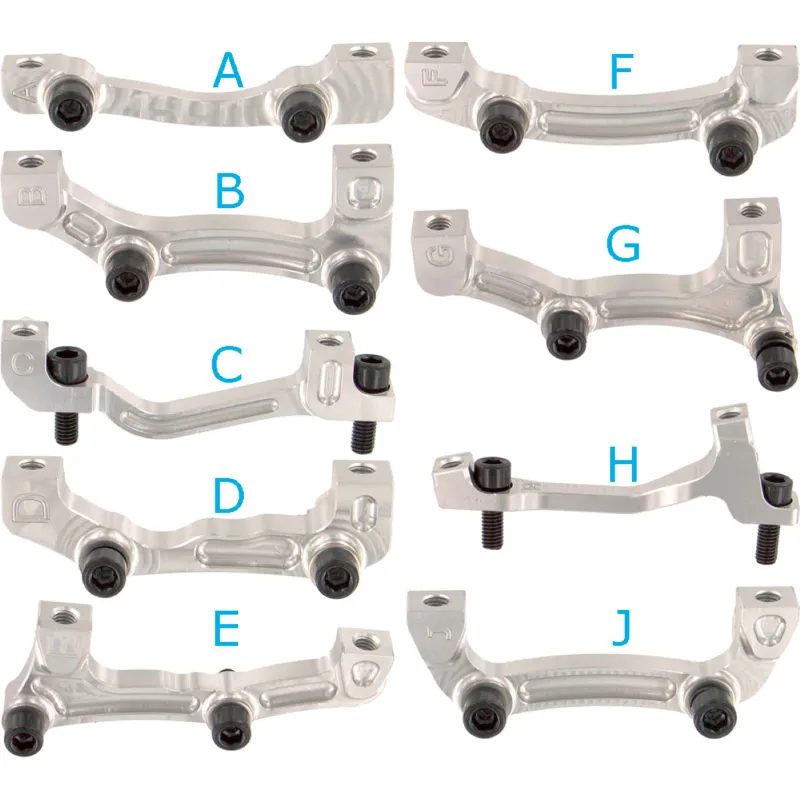 Hope Disc Brake Mounts A Black