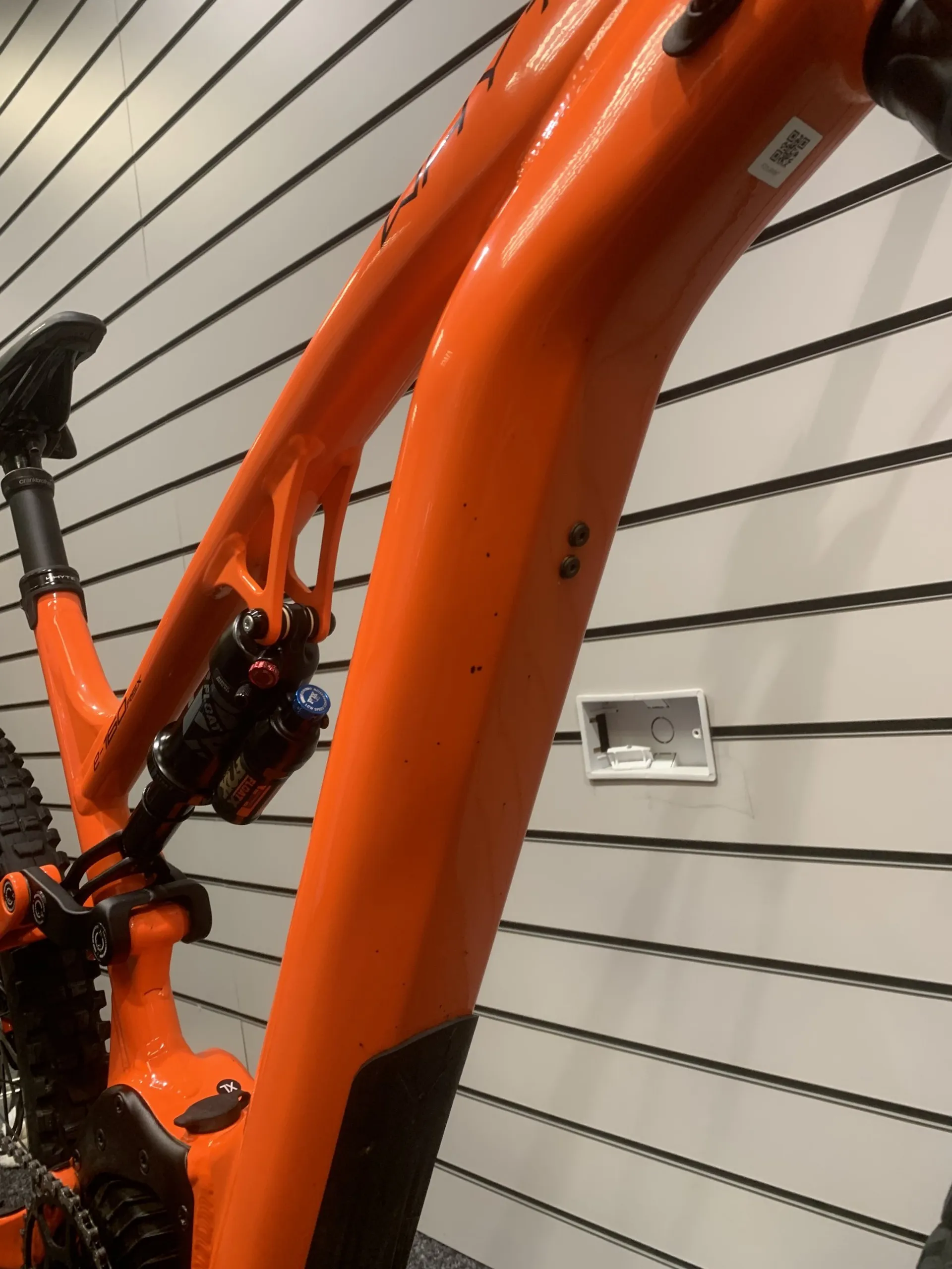 2nd Hand Whyte E160 RSX 29er XL Electric Bike 2023 Gloss Orange