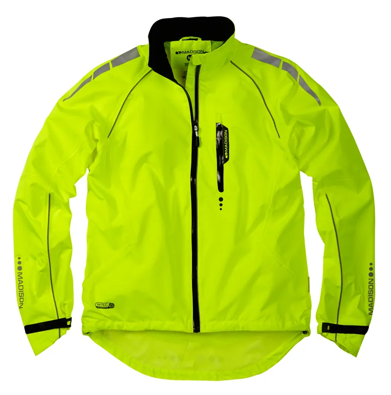 Madison Prime Mens Waterproof Jacket Hi-Viz Yellow