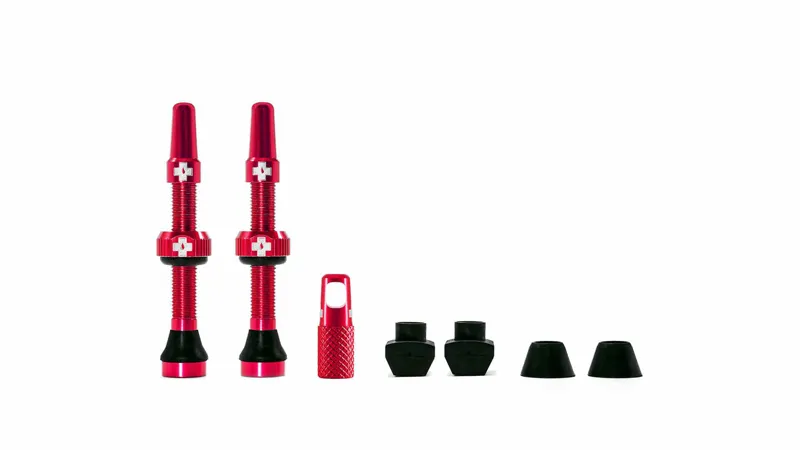 Muc Off Tubeless Valve Kit 44mm Red
