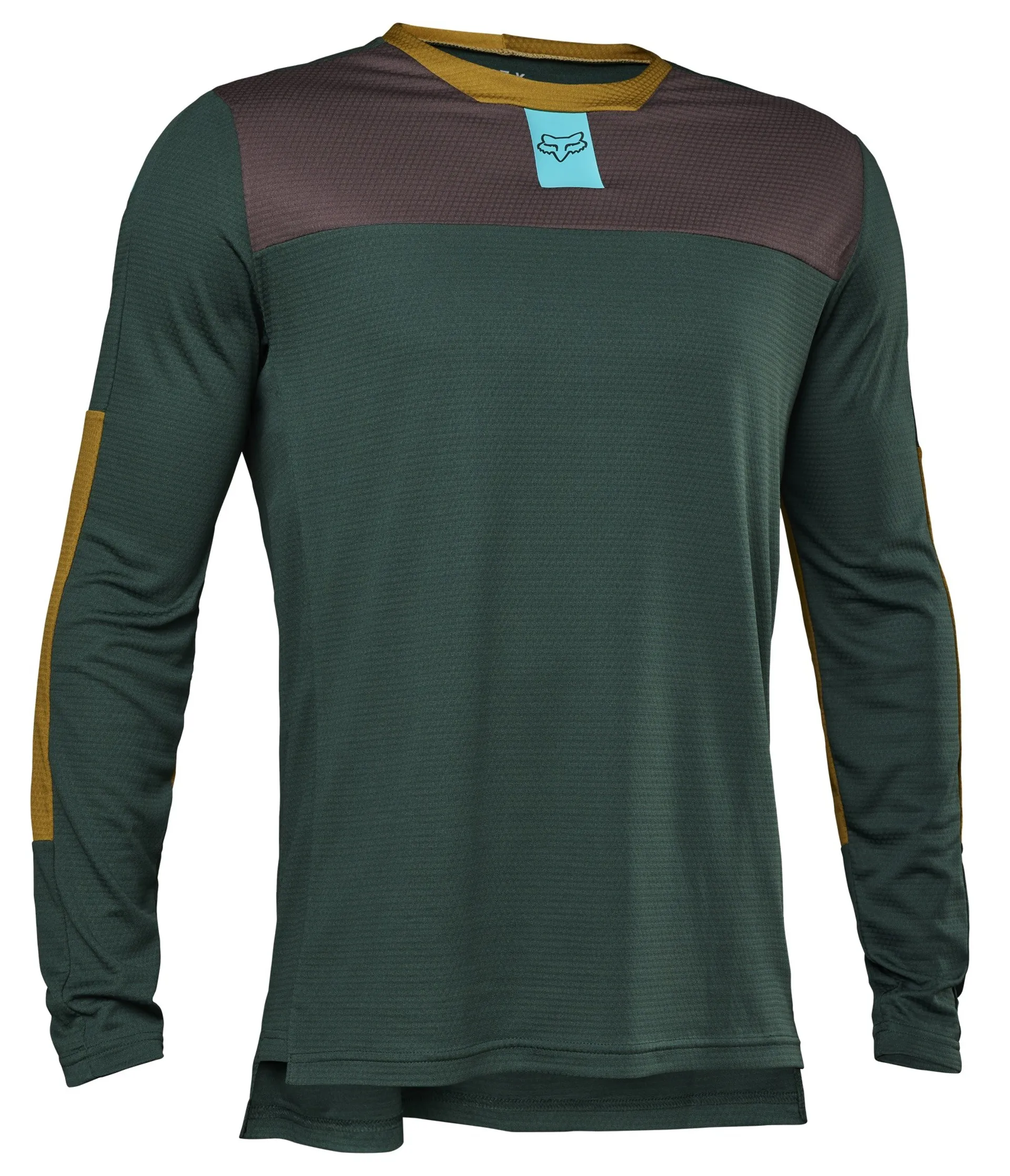 Fox Defend Long Sleeve MTB Jersey Emerald