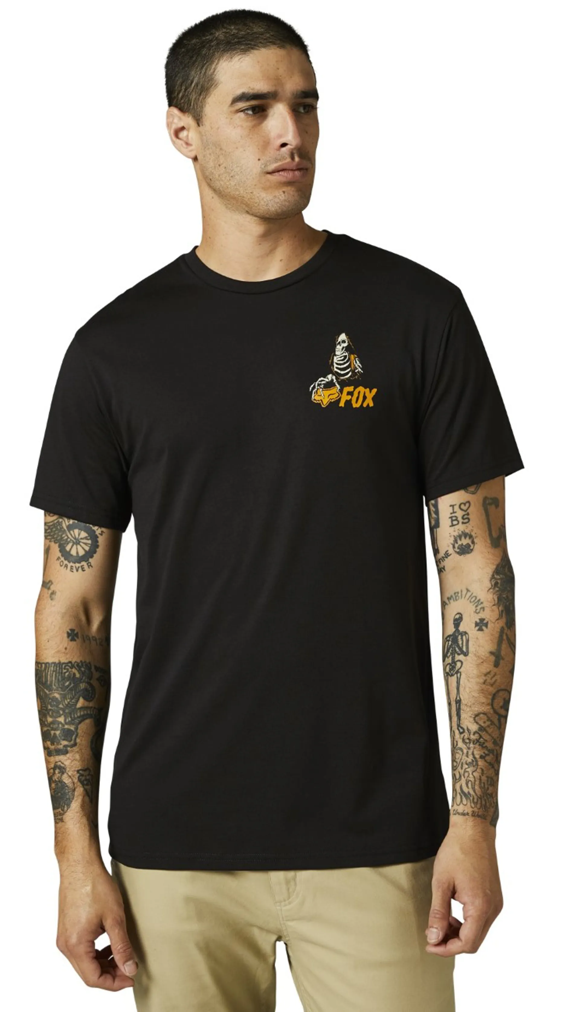 Fox In Sequence SS Tech Tee Black