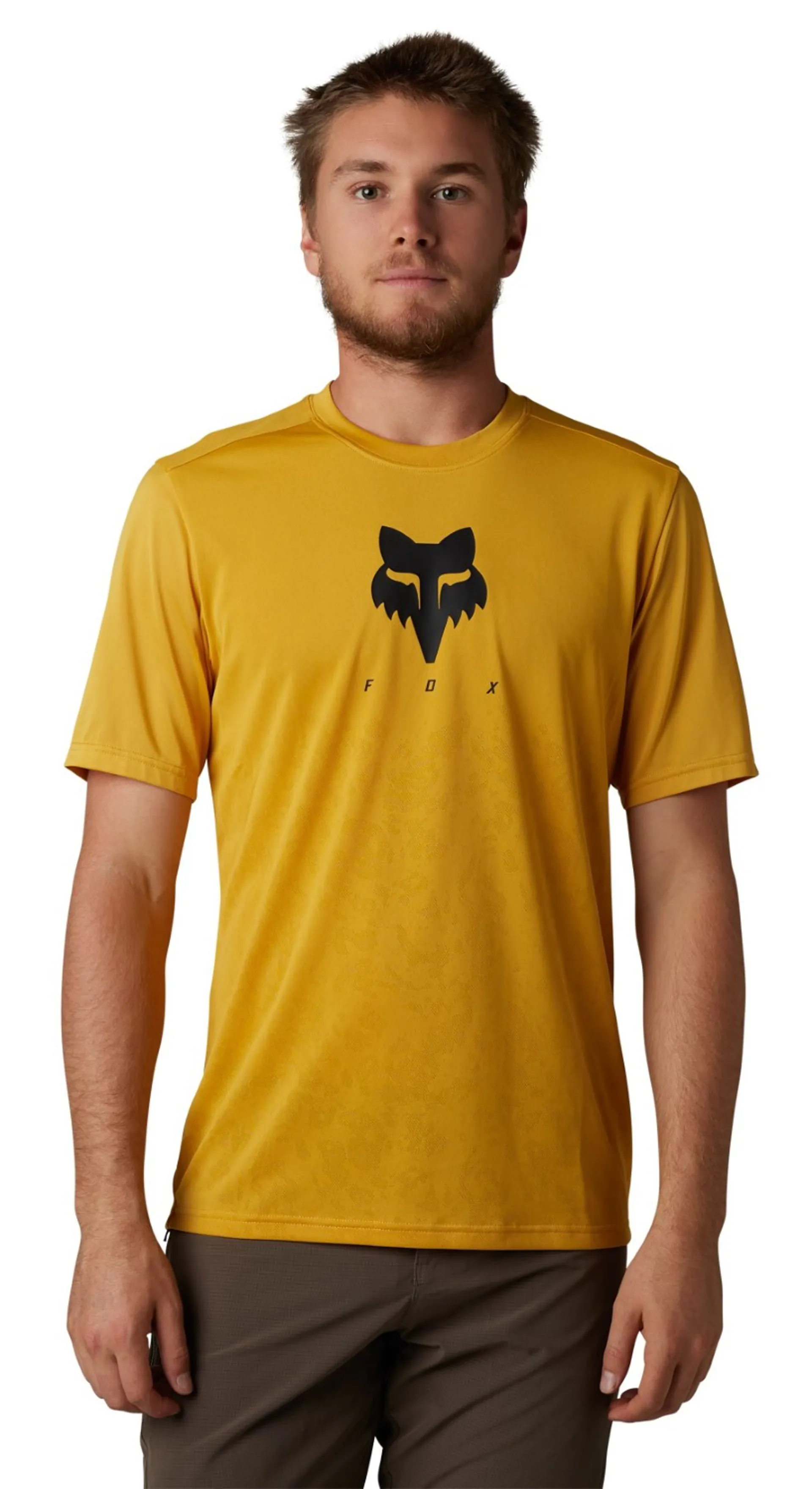 Fox Ranger Tru Dri SS MTB Jersey Daffodil