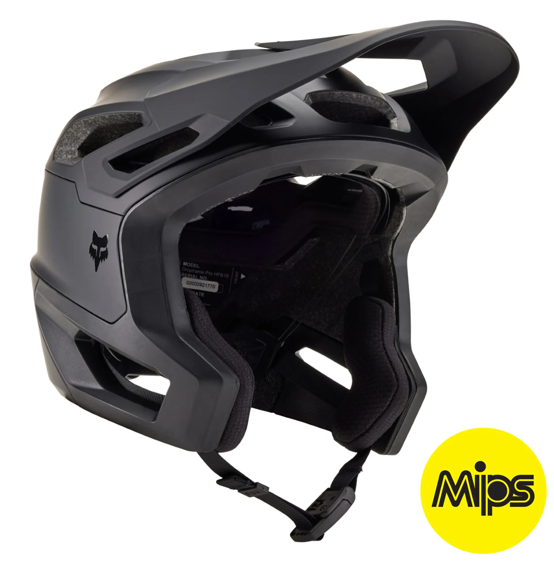 Fox Dropframe Pro MIPS MTB Helmet Matte Black