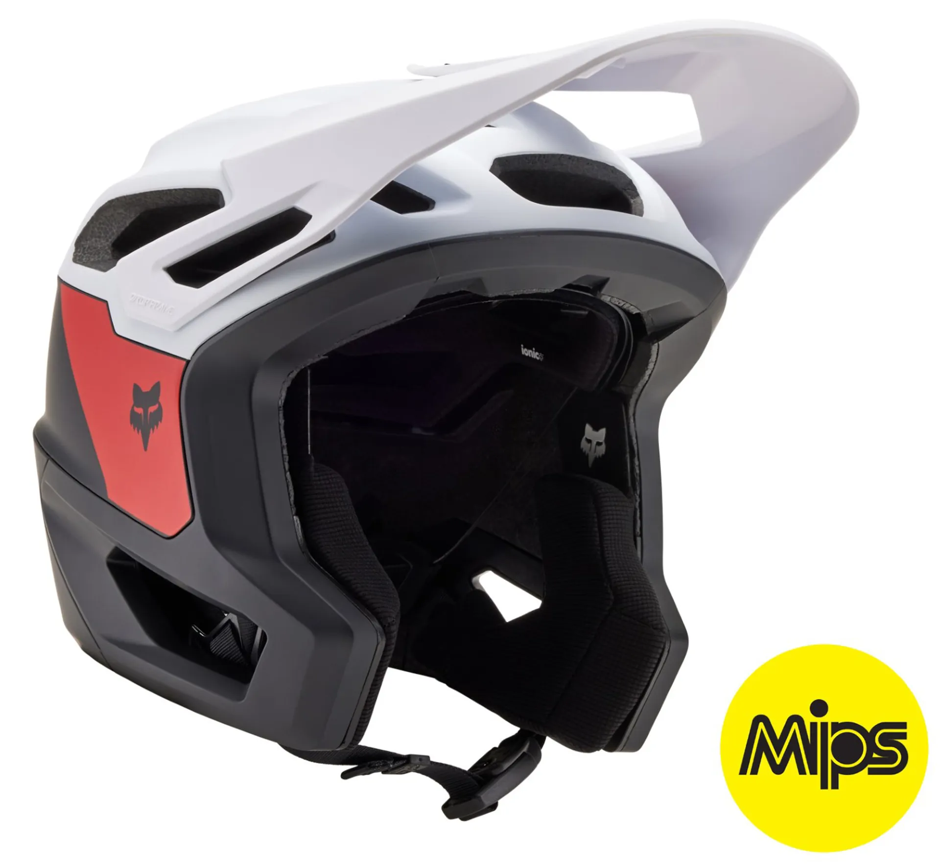 Fox Dropframe Pro MIPS MTB Helmet NYF Black/White
