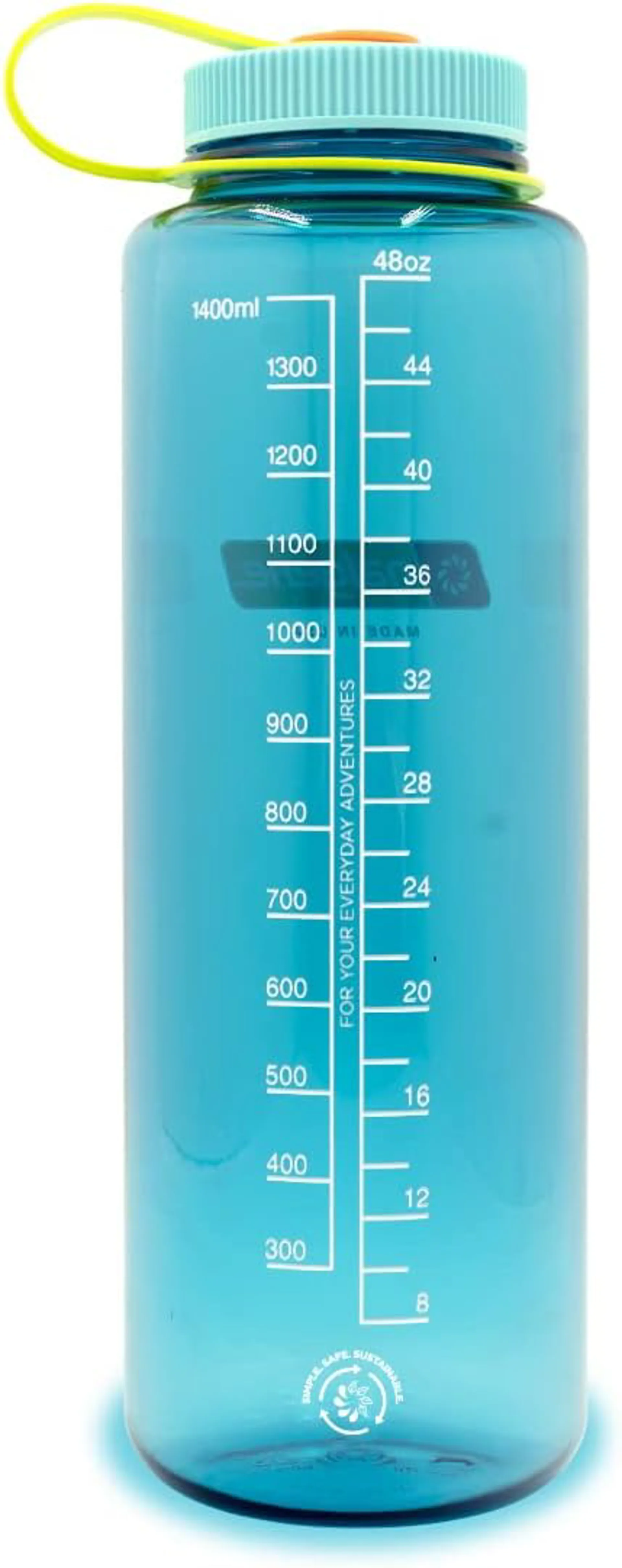 Nalgene Silo Wide Mouth Sustain Tritan 50% Recycled 1.5L Bottle Cerulean