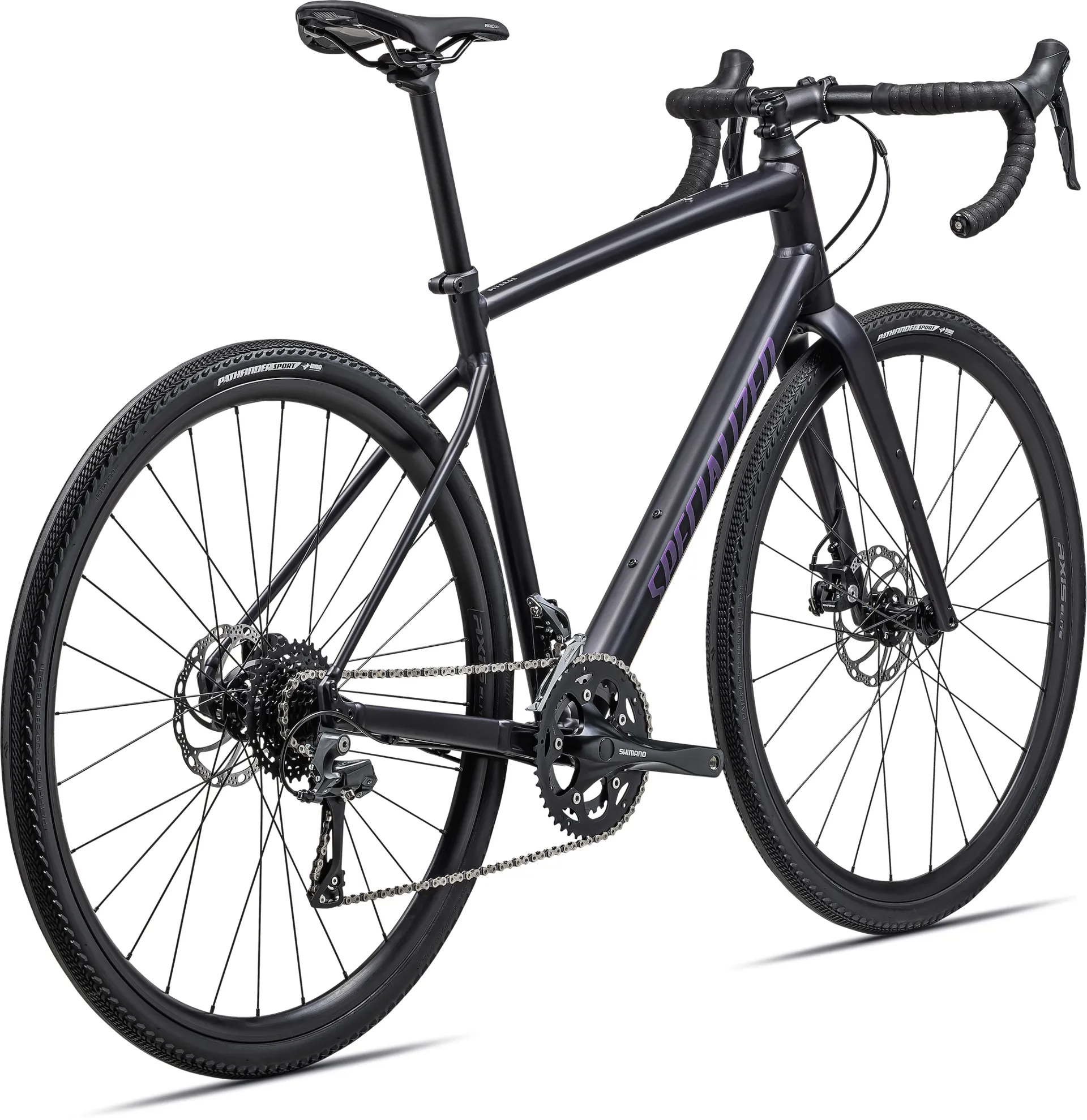 Specialized Diverge E5 Gravel Bike 2024 Satin Midnight Shadow/Violet Pearl