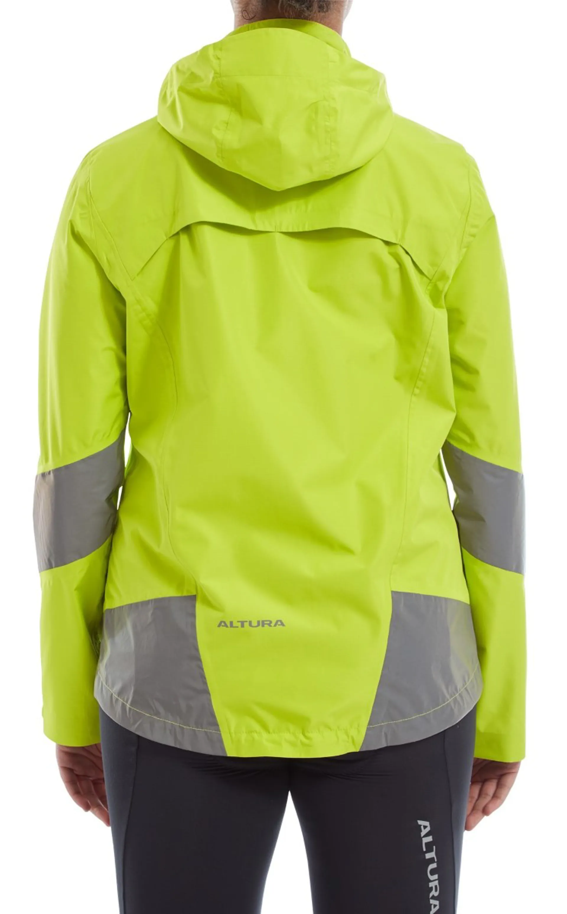 Altura Nightvision Typhoon Womens Waterproof Jacket Lime