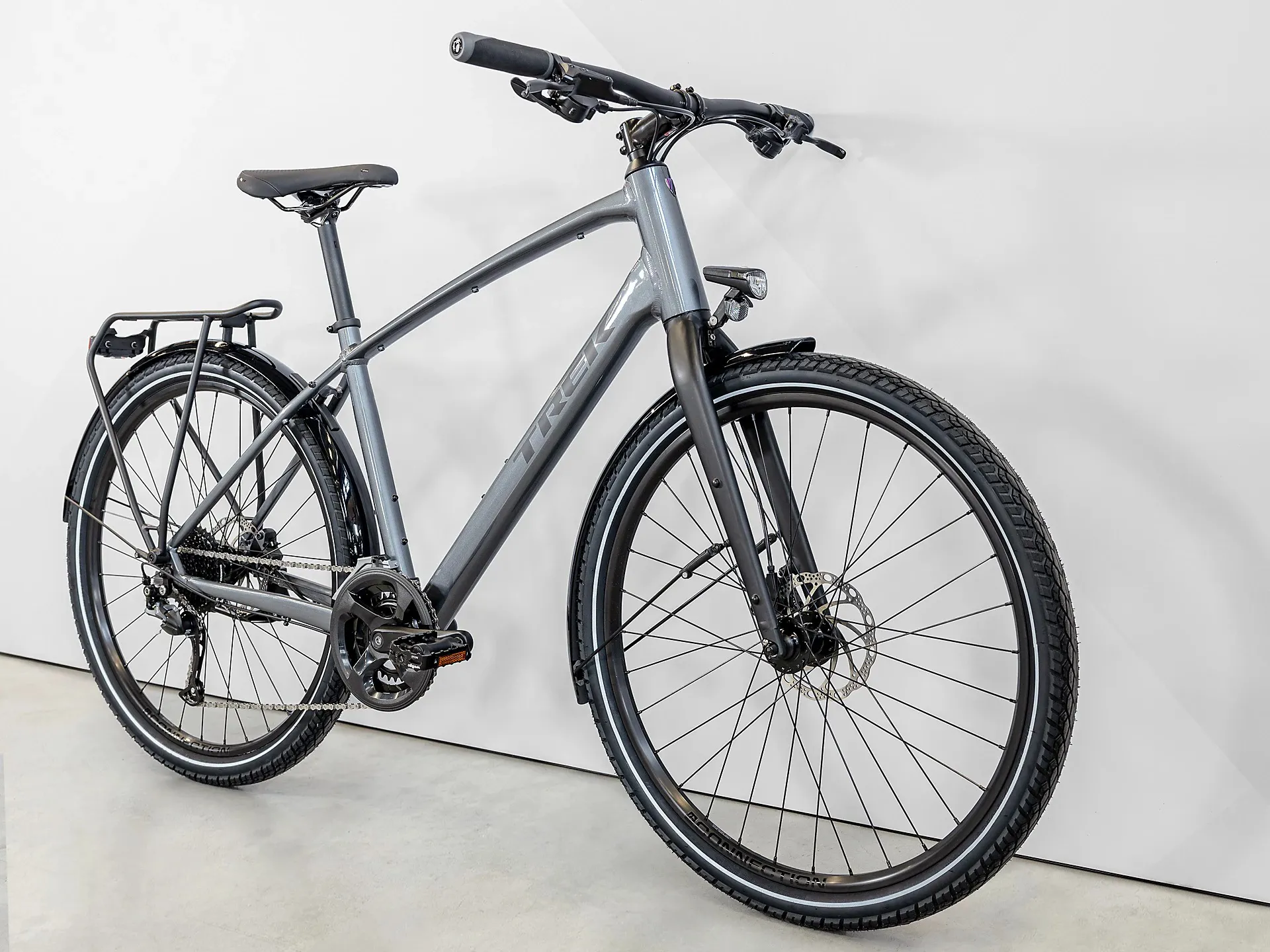 Trek Dual Sport 2 Equipped Hybrid Bike Galactic Grey