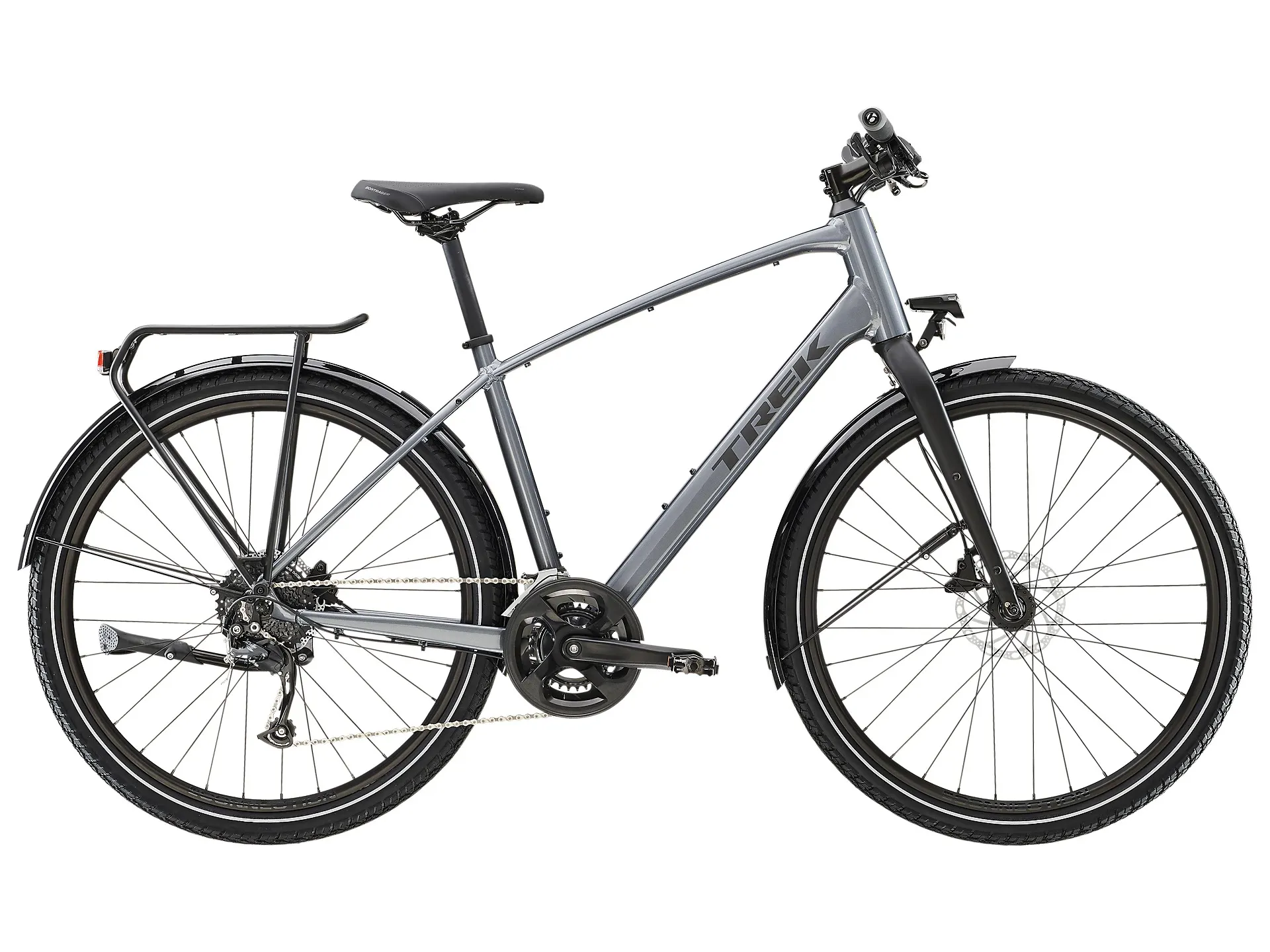 Trek Dual Sport 2 Equipped Hybrid Bike Galactic Grey