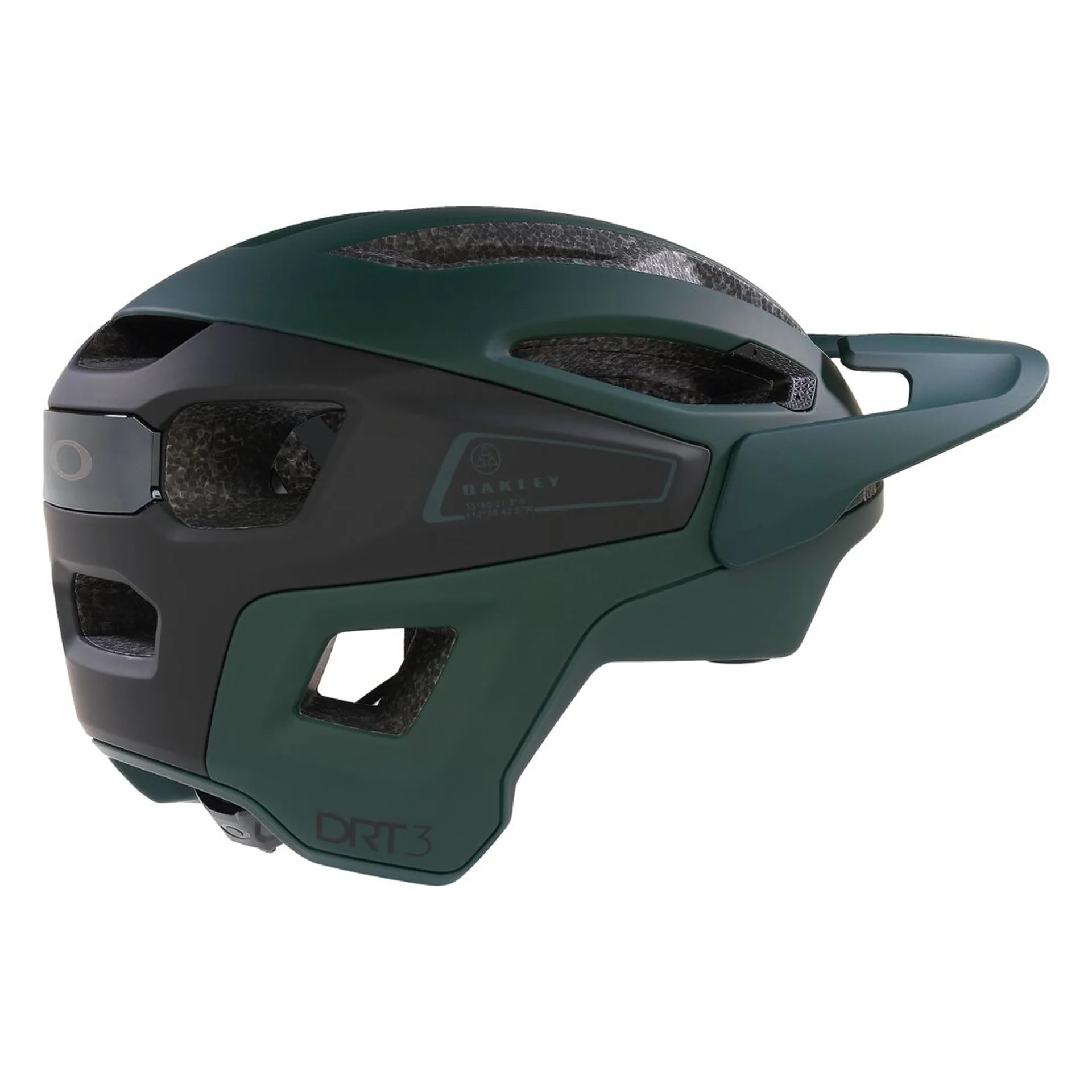 Oakley DRT3 Trail MTB MIPS Helmet Hunter Green/Satin Black