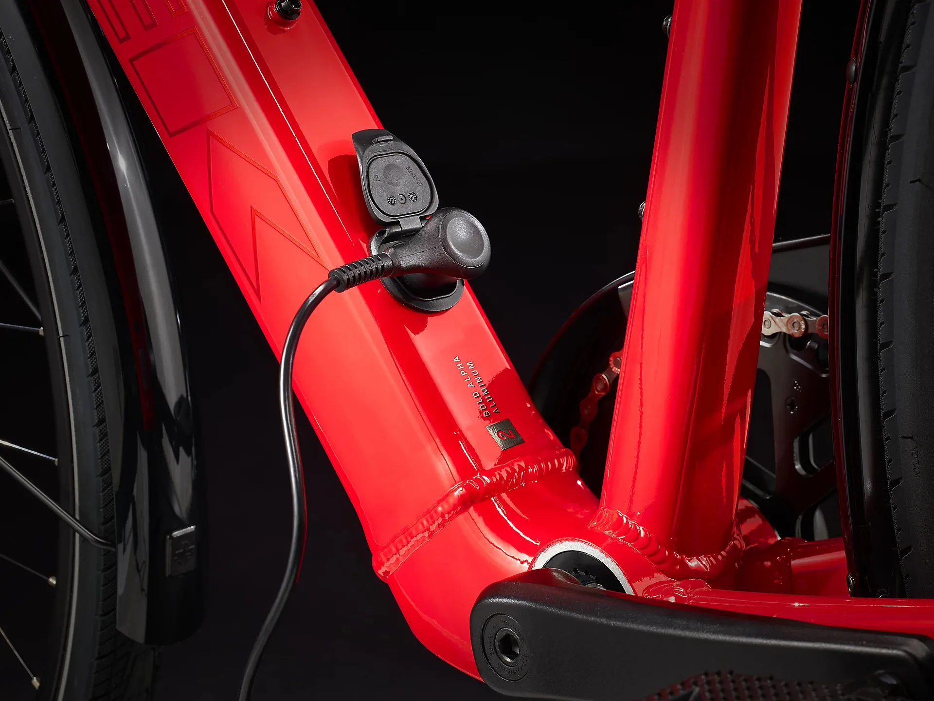 Trek FX+ 2 Electric Hyrbrid Bike 2023 RED
