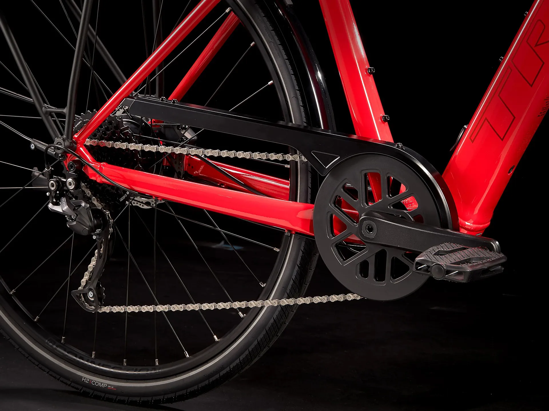 Trek FX+ 2 Electric Hyrbrid Bike 2023 RED