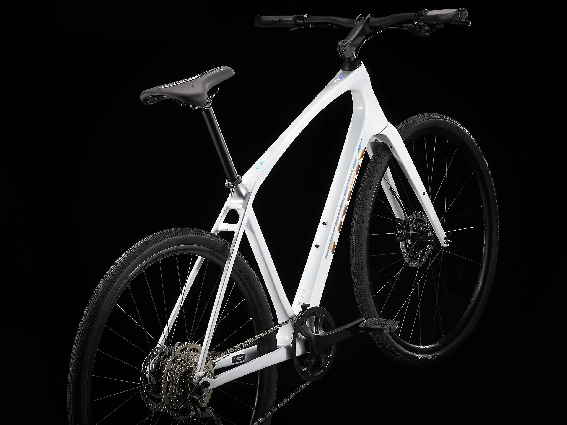 Trek FX Sport 4 Carbon Hybrid Bike White 2024