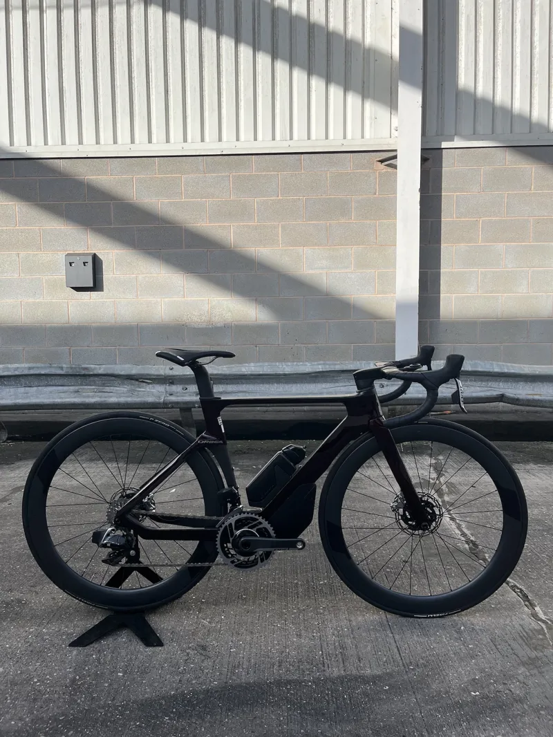 Ex Demo Orbea Orca Aero M11e Ltd 49cm Road Bike 2022 Red Wine Carbon Raw