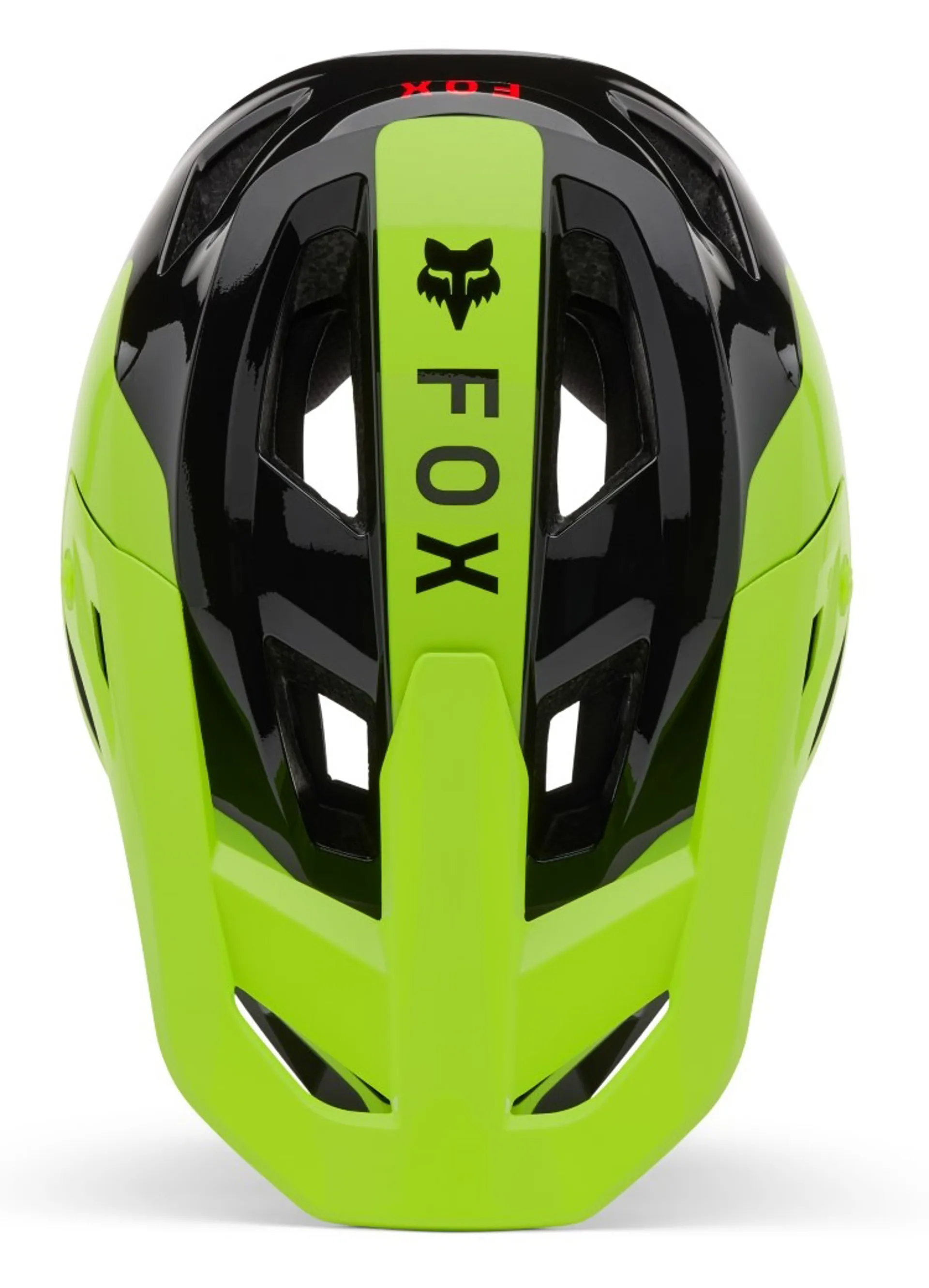 Fox Rampage Barge Youth Full Face MTB Helmet Fluorescent Yellow
