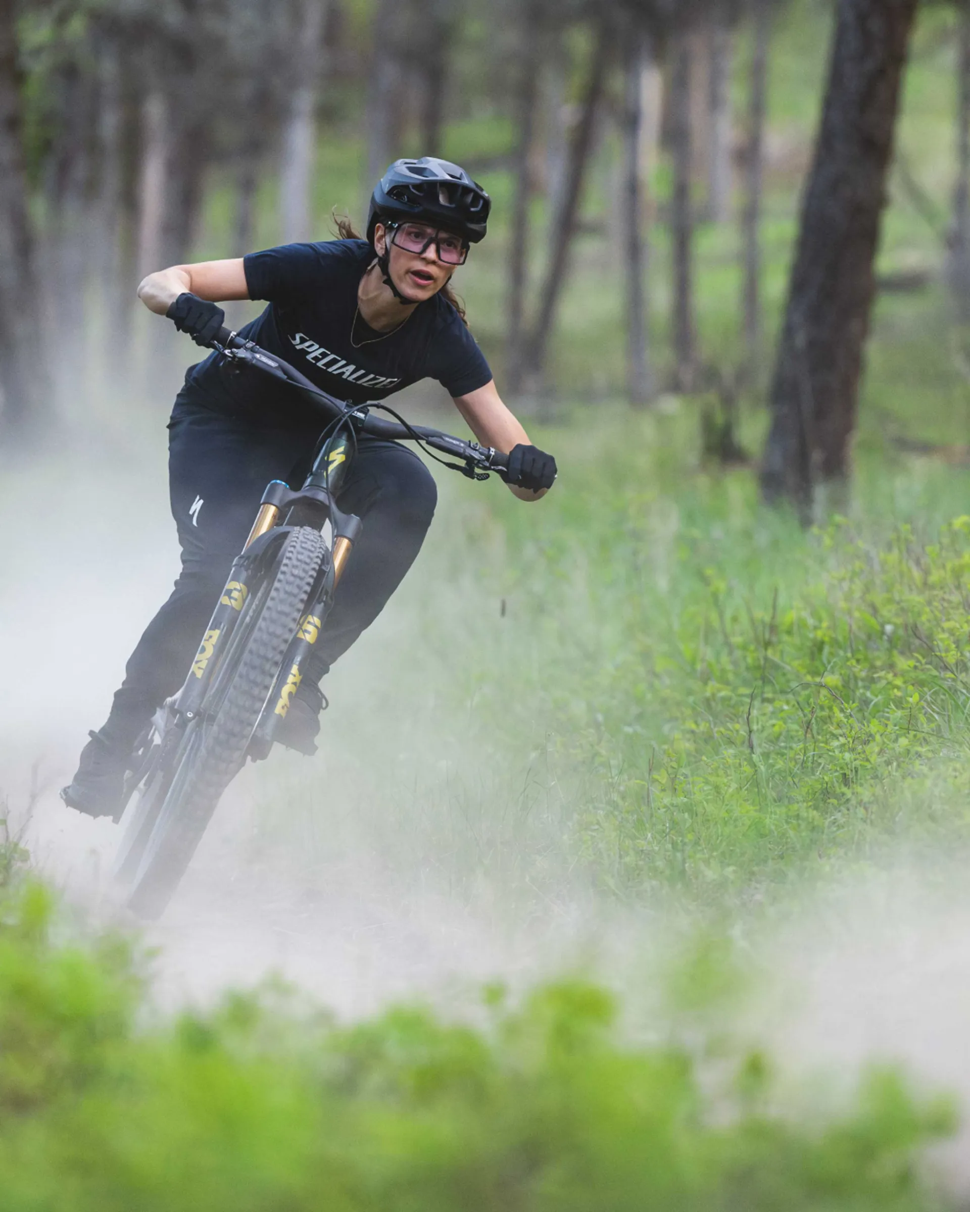 Specialized Stumpjumper Pro Carbon Mountain Bike 2025 Satin Green Tint ...