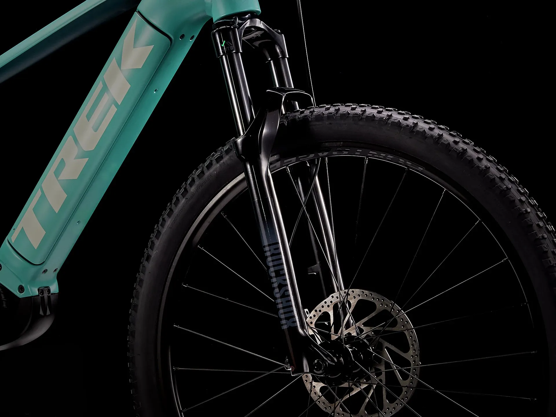 Trek Powerfly 5 Electric Mountain Bike Satin Blue Sage/Juniper