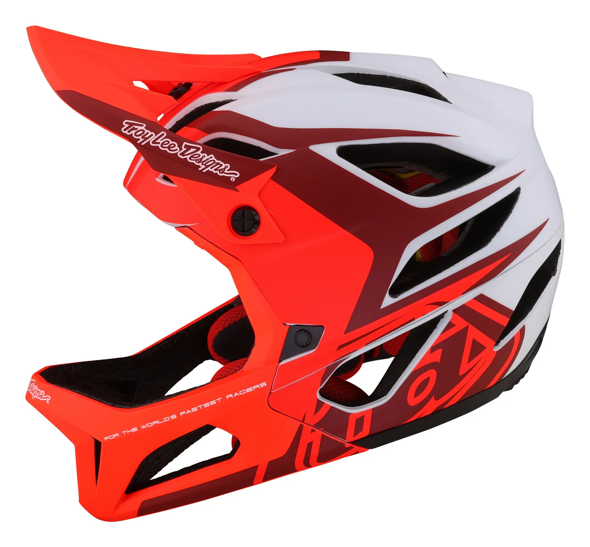 Troy Lee Designs Stage MIPS Full Face Helmet Valance Red