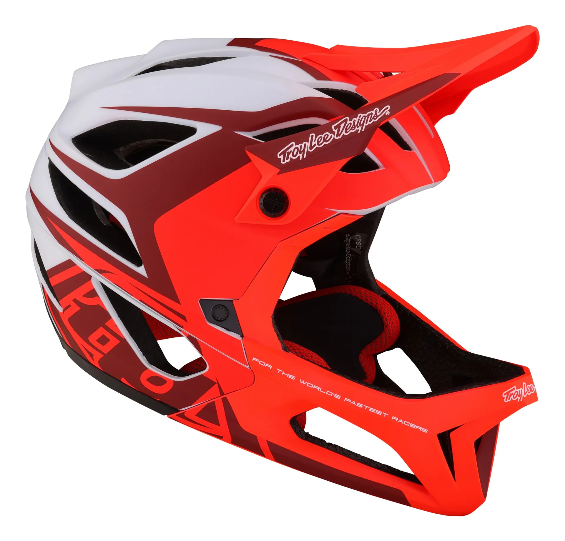 Troy Lee Designs Stage MIPS Full Face Helmet Valance Red