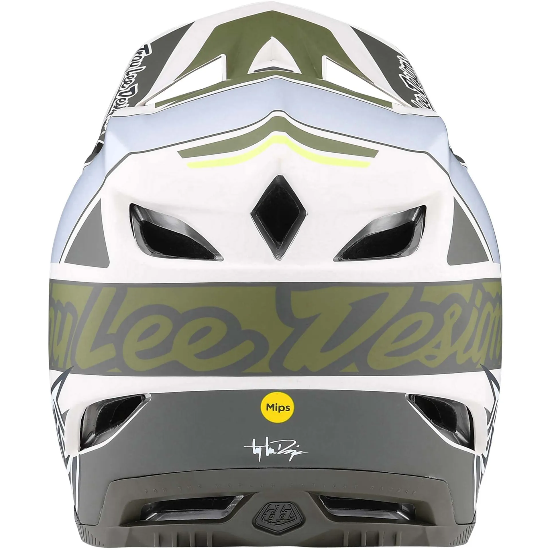 Troy Lee Designs D4 Composite Full Face MIPS MTB Helmet Team Military