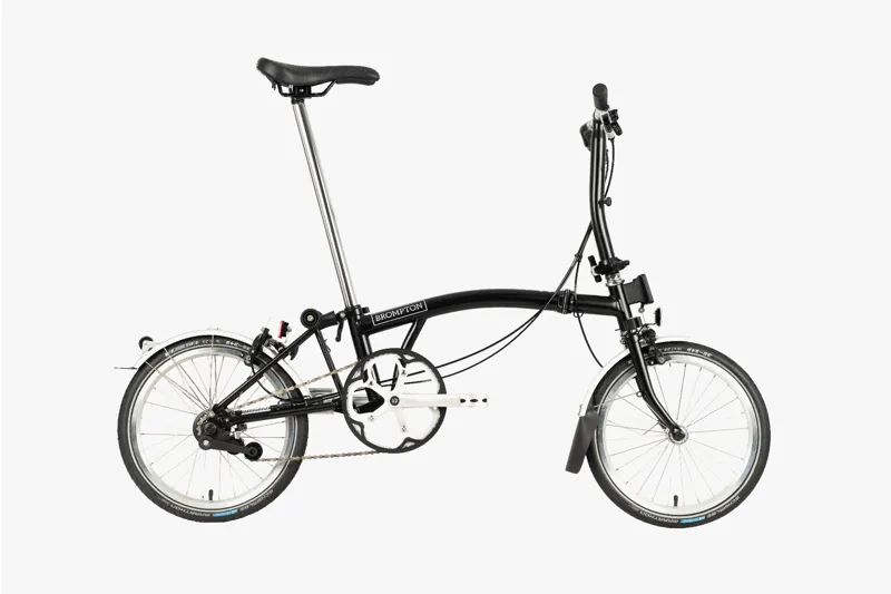 Brompton C-Line Urban Low Bar Folding Bike 2022 Black