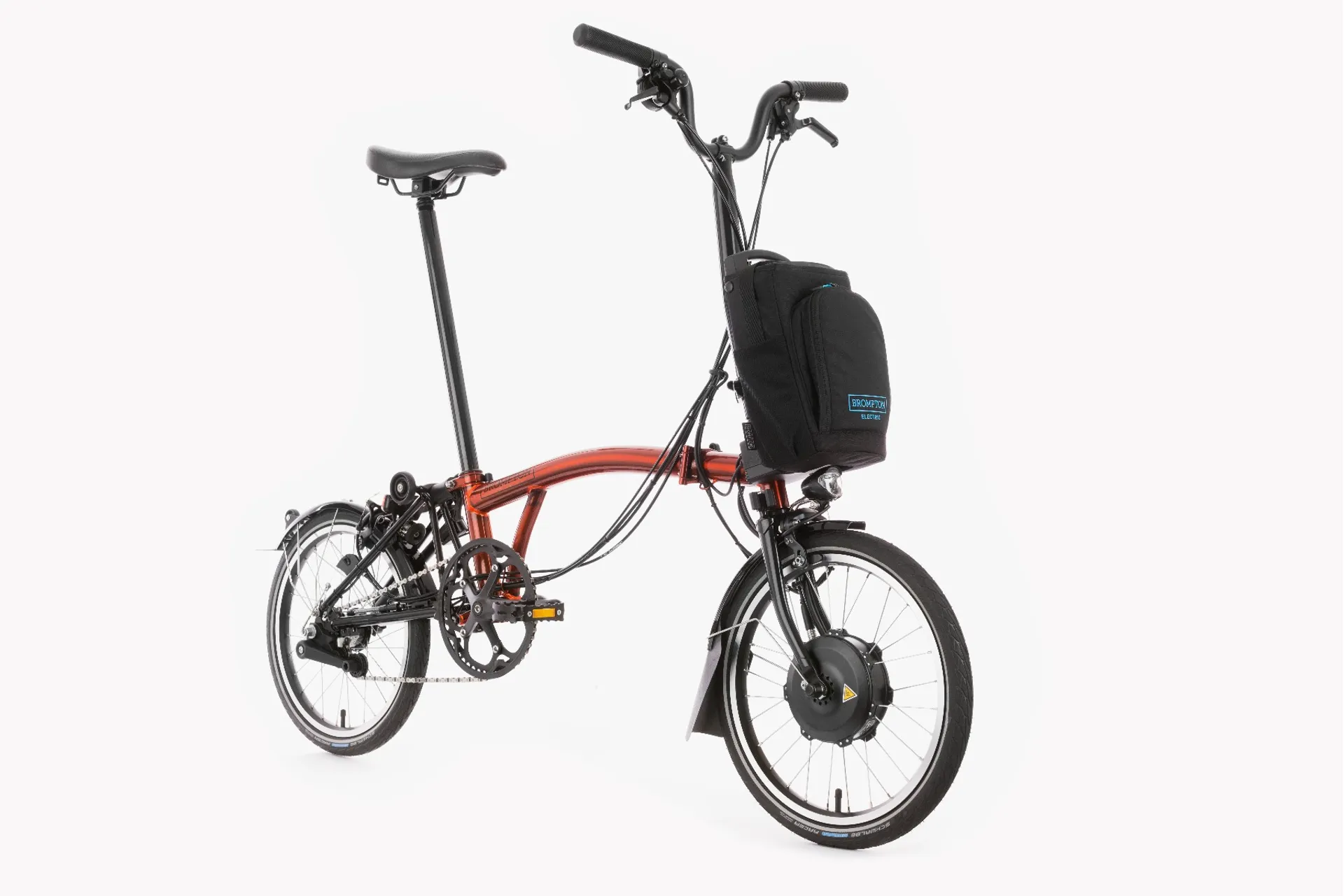 Brompton Electric C-Line Explore High Bar Electric Folding Bike 2022 ...