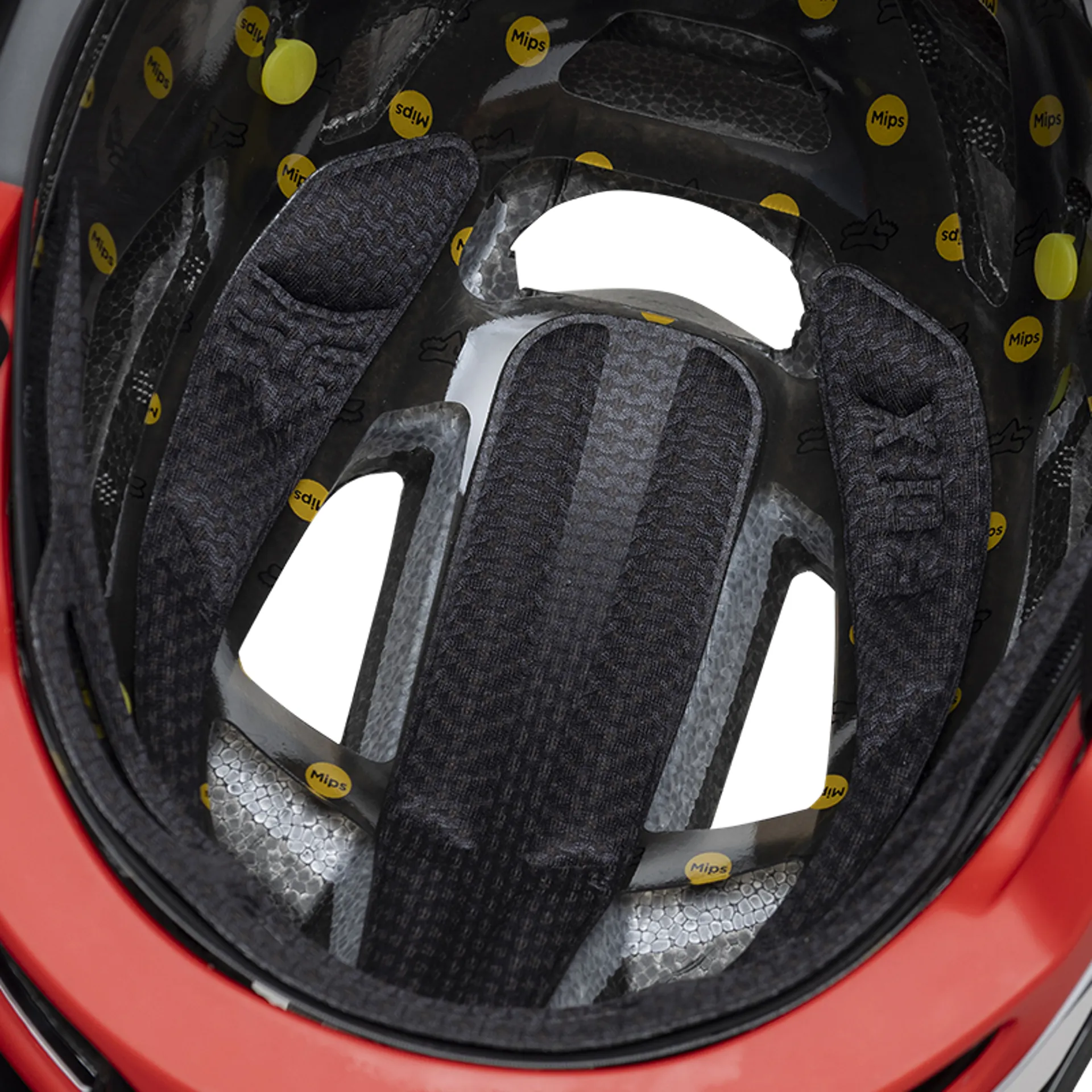 Fox Speedframe Pro MIPS MTB Helmet Klif Fluorescent Red