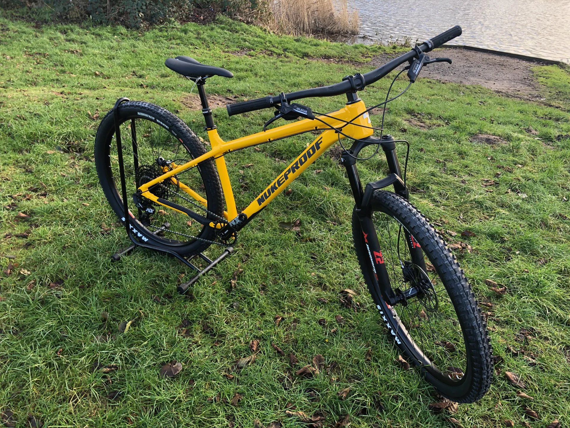 Nukeproof Scout 290 Custom Build Mountain Bike 2022 Yellow