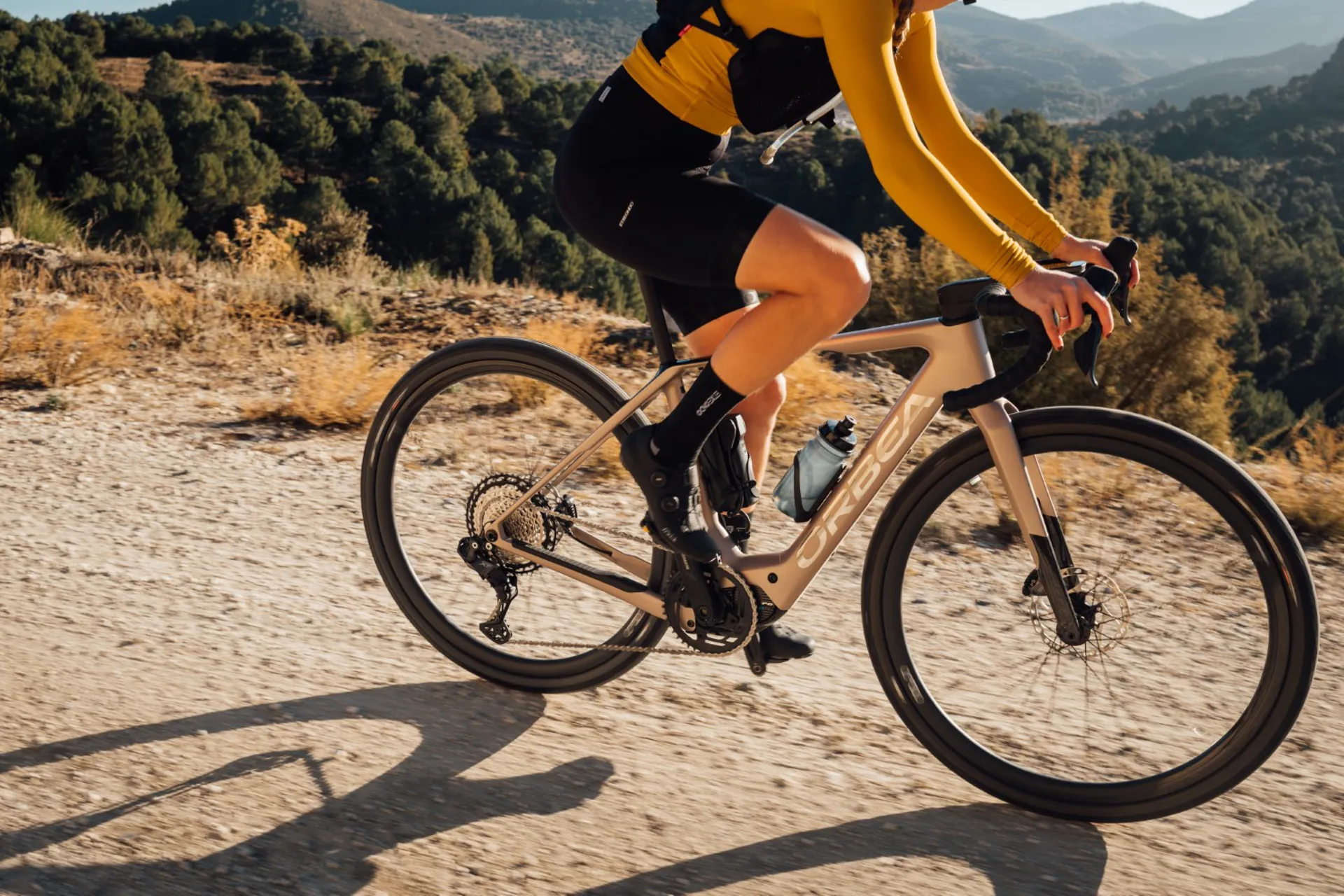 Orbea Denna M20 Electric Gravel Bike 2025 Nickle Matt/Carbon Raw Gloss