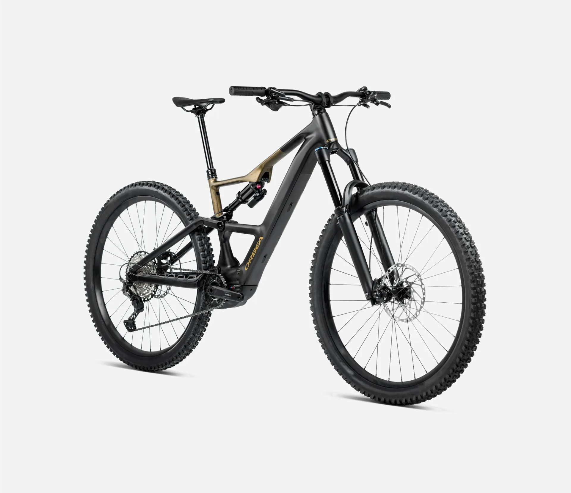 Orbea Rise LT H10 Electric Bike 2025 Diamond Black/Splash Olive Green