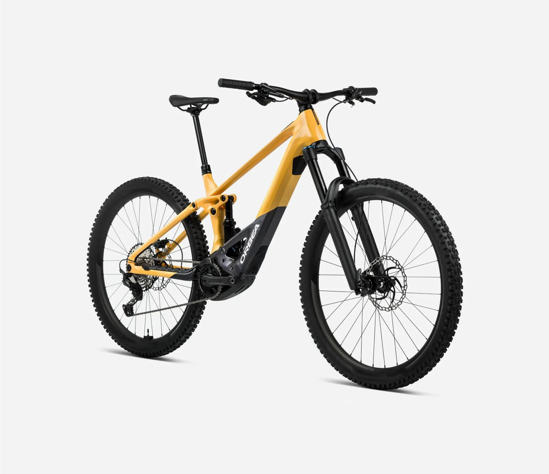 Orbea Wild H10 Electric Bike 2024 Corn Yellow/Metallic Night Black