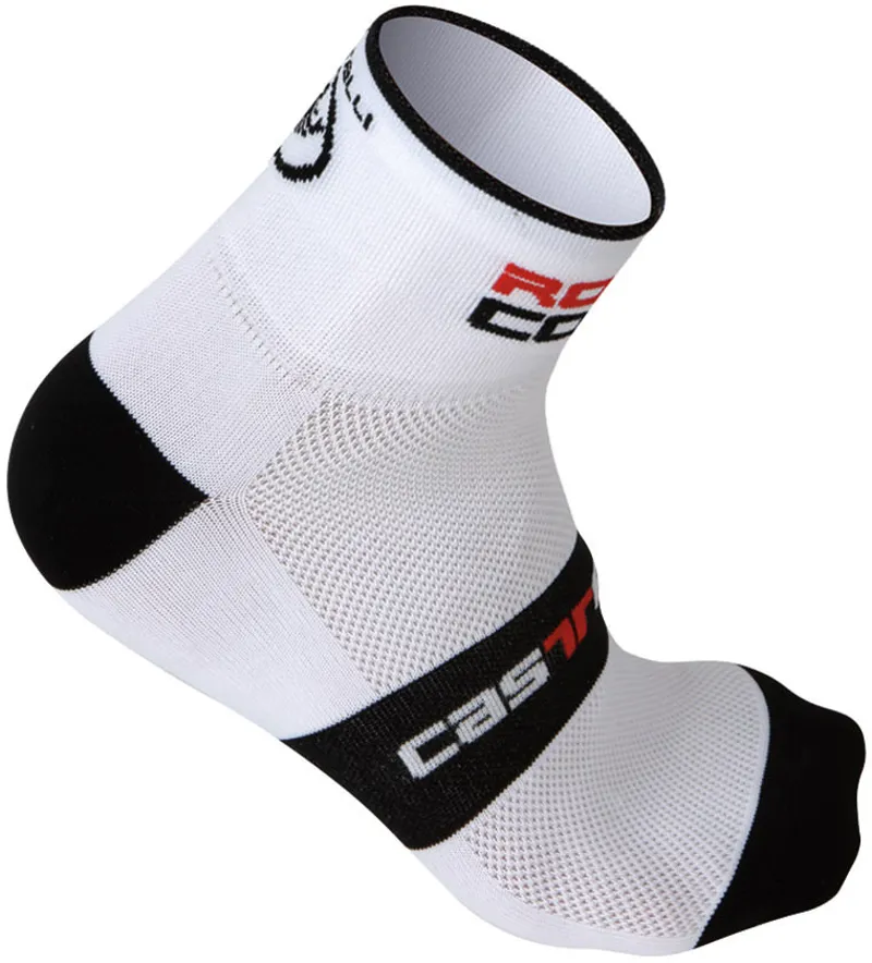 Castelli Rosso Corsa 6 Socks White