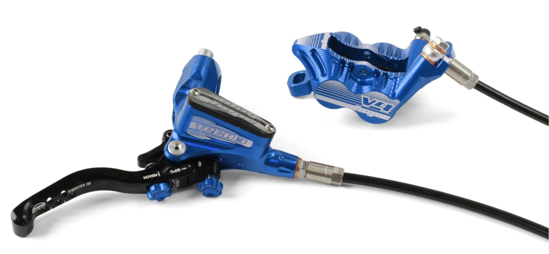 Hope Tech 3 V4 Disc Brake No Rotor Blue