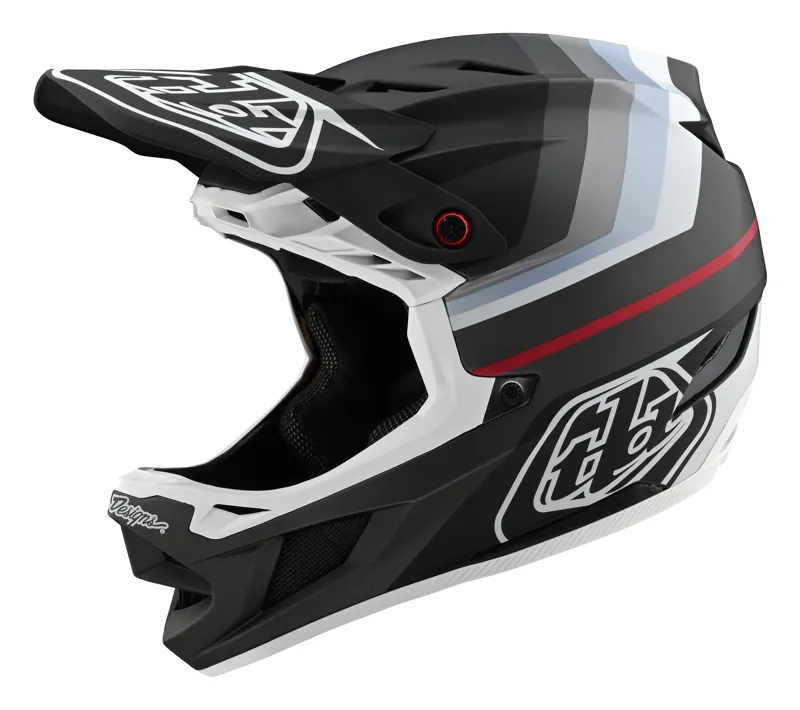 Troy Lee D4 Composite Full Face MTB Helmet Mirage Black/Silver