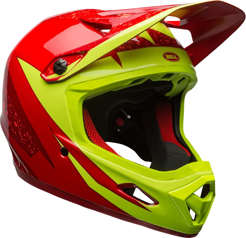 Bell Transfer 9 Full Face MTB Helmet Red/Sear
