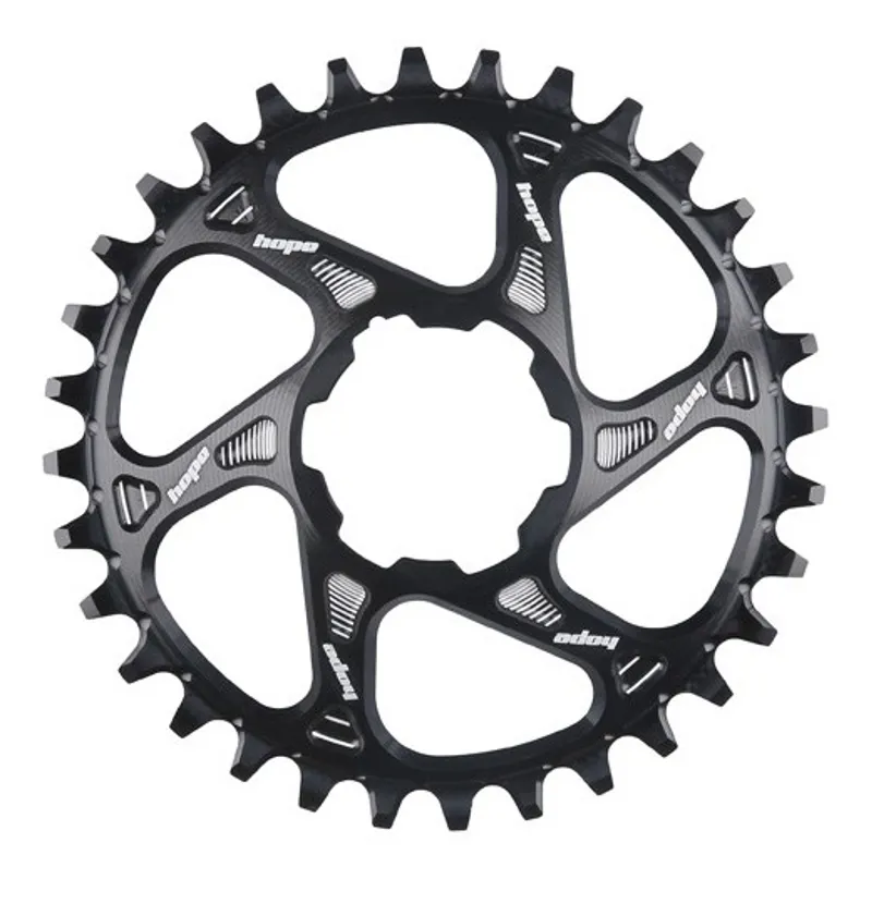 Hope 12 Speed Shimano Spiderless Retainer Chainring Black