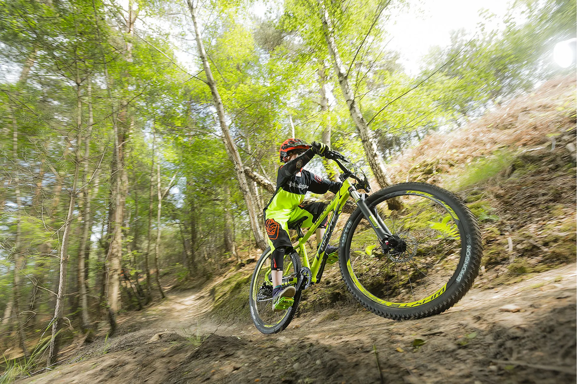 Whyte 403 Kids Mountain Bike 2017 Lime/Denim