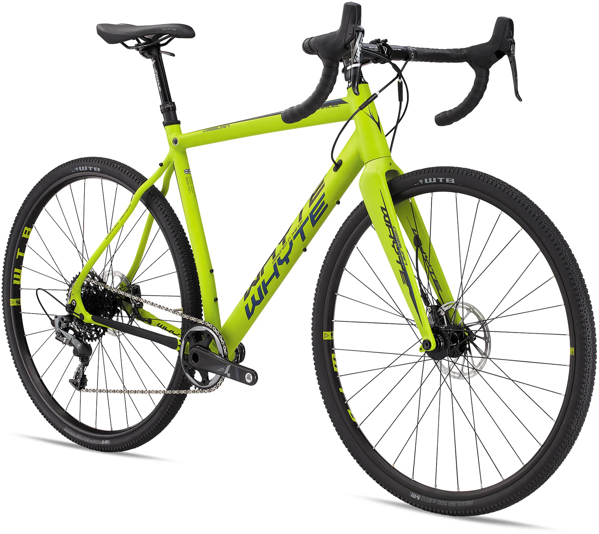 Whyte Gisburn Gravel Bike 2017 Lime/Black/Denim